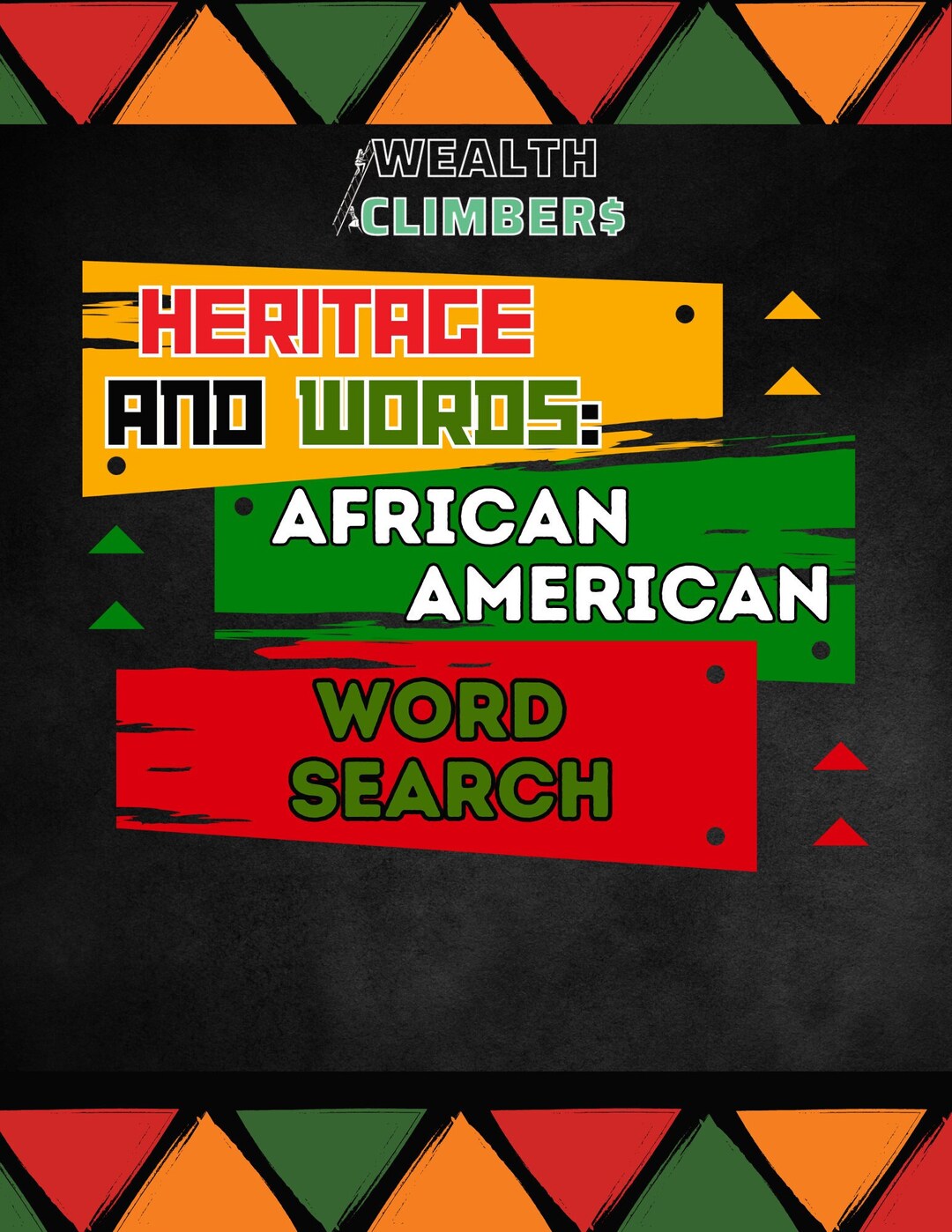 Heritage and Words: African American Word Search - Etsy