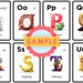 FILIPINO ALPHABET Flash Cards • Montessori Flash Cards • Pre-school ...