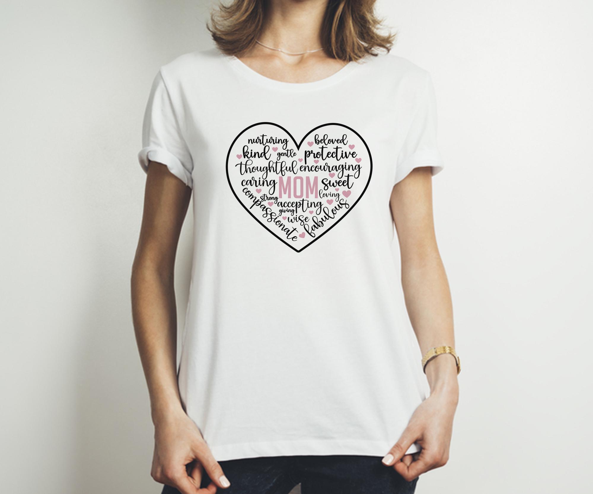 Heart Shape Mom Svg Bundle, Mama Svg, Cricut, Sublimation, Heart Shape ...