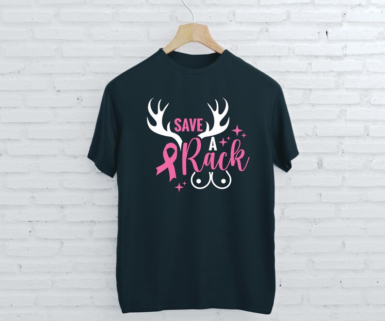 Breast Cancer Save the Rack Ribbon Svg, Cricut, Breast Cancer Awareness ...
