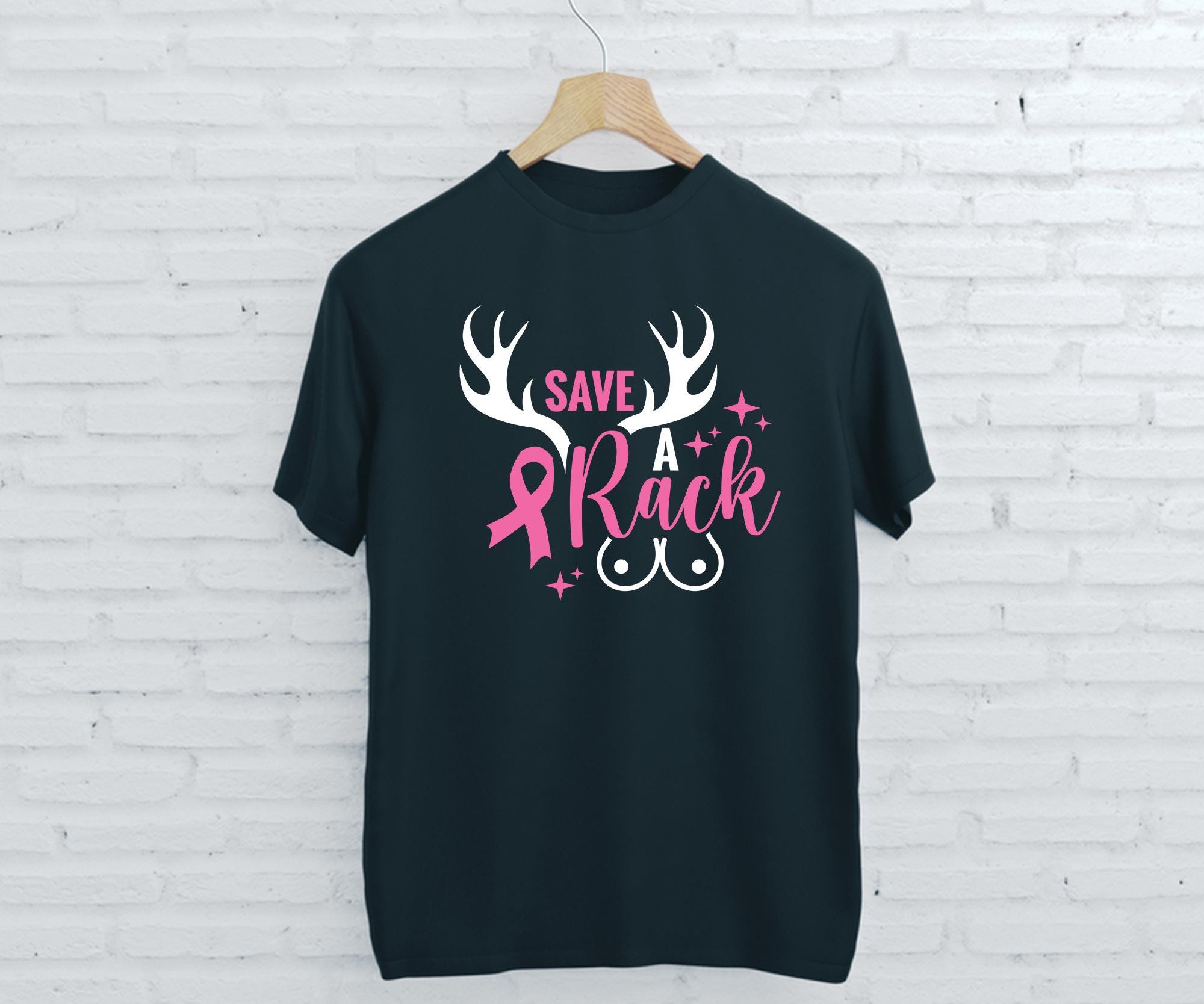 Breast Cancer Save the Rack Ribbon Svg, Cricut, Breast Cancer Awareness ...