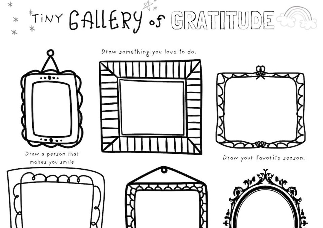 Gratitude Worksheet for Kids and Teens, Therapy Worksheet, Teacher Tool ...