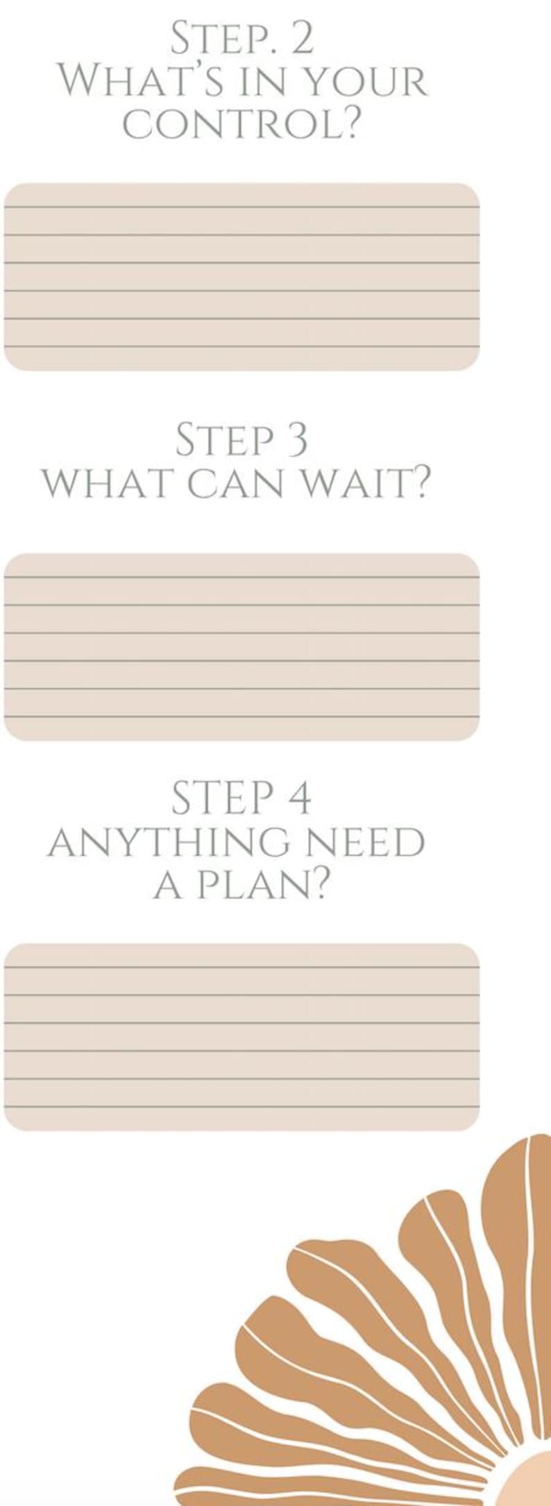 ADHD Compartmentalization Worksheet, Therapy Tool, Brain Dump, Anxiety ...