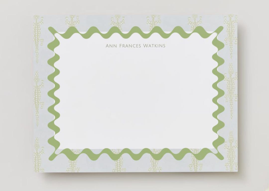 Modern Preppy Stationery, Digital Download, Whimsy Alligator Print ...