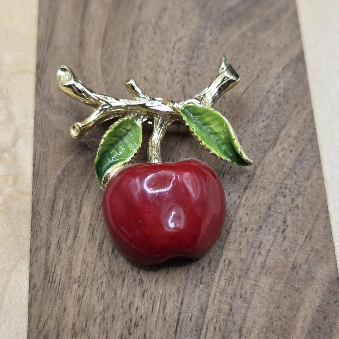 Gerry's Vintage Signed Fruit Cherry Vintage Brooch Pin - Etsy