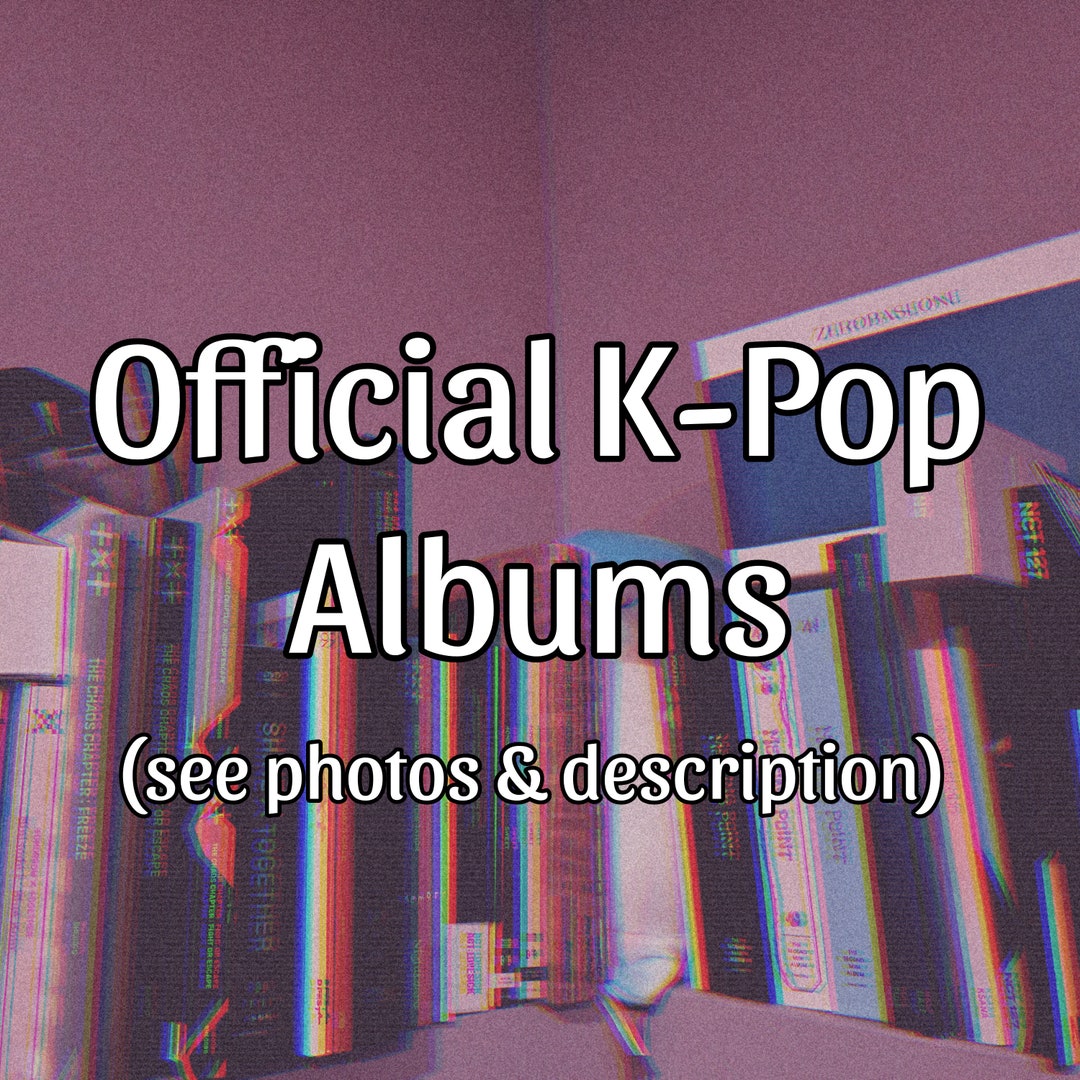 Official K-pop Albums (inclusions May Vary - See Description) - Etsy