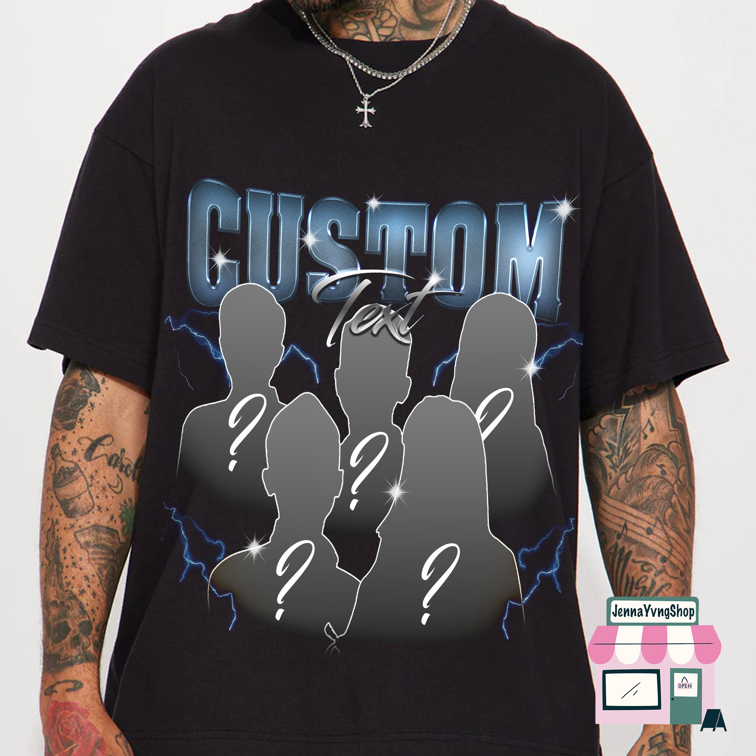 Personalized Vintage T-Shirts, Custom Bootleg Rap Tee, Custom Hip Hop ...