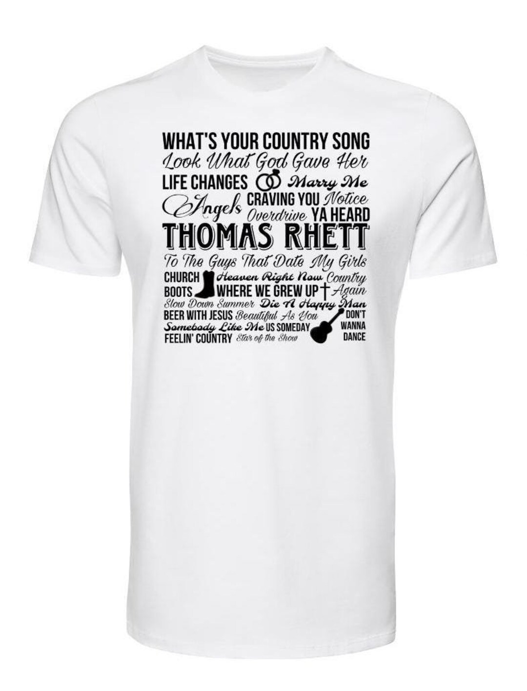 Thomas Rhett T-shirt - Etsy