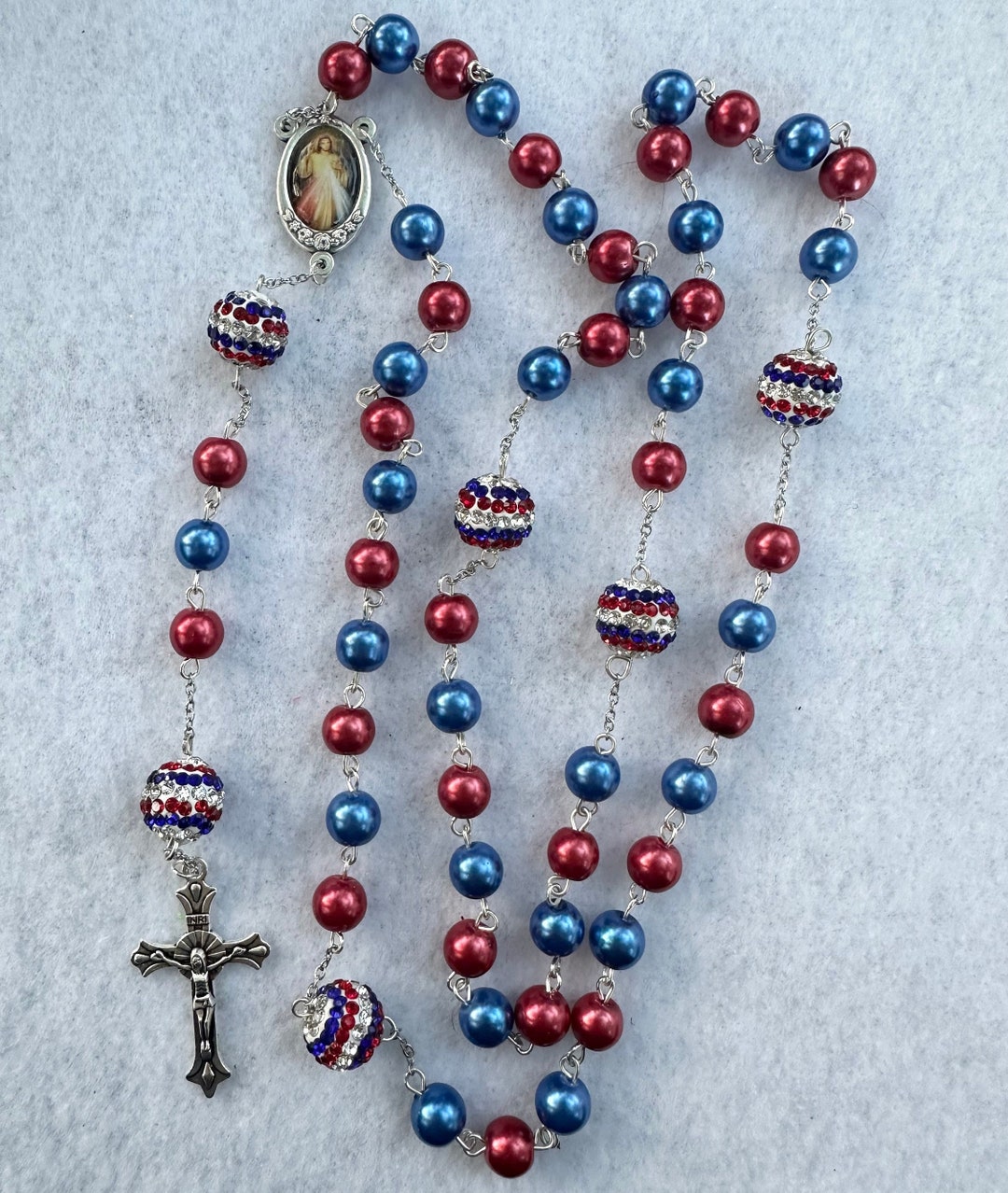 Divine Mercy Rosary - Etsy