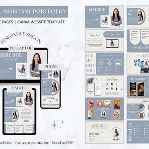 Virtual Assistant Portfolio, Virtual Assistant Portfolio Template ...