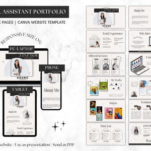 Virtual Assistant Portfolio Template, Virtual Assistant Portfolio ...
