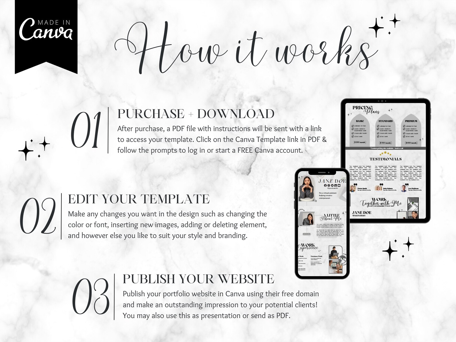 Virtual Assistant Portfolio, Virtual Assistant Portfolio Template ...