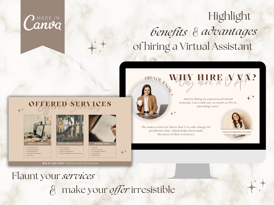 Virtual Assistant Portfolio Template, Virtual Assistant Portfolio ...