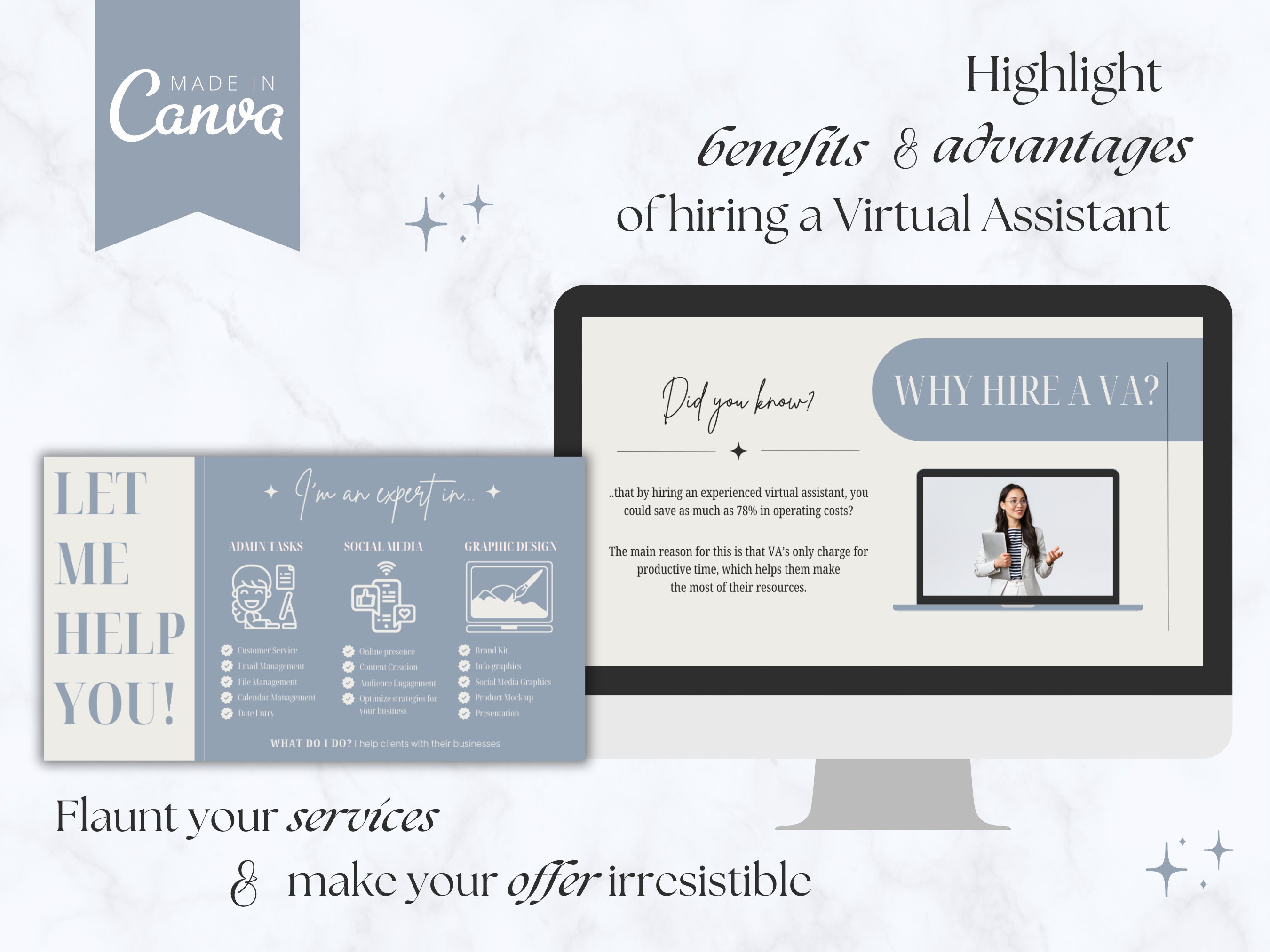Virtual Assistant Portfolio, Virtual Assistant Portfolio Template ...