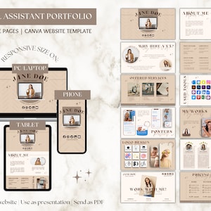 Virtual Assistant Portfolio Template, Virtual Assistant Portfolio ...