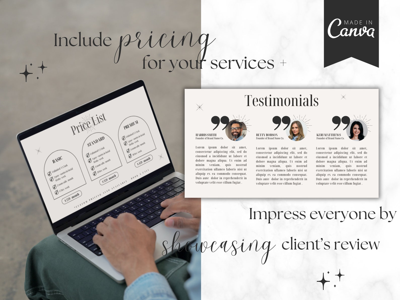 Virtual Assistant Portfolio Template, Virtual Assistant Portfolio ...
