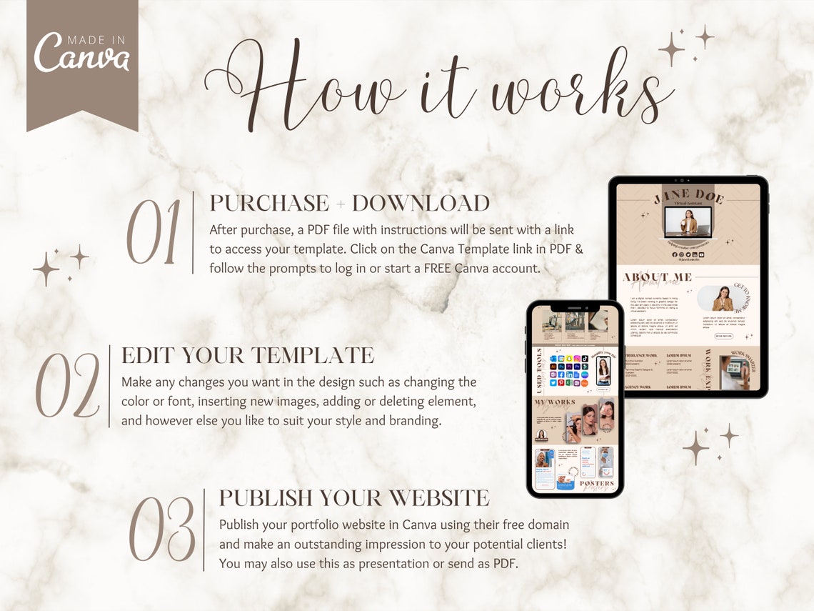 Virtual Assistant Portfolio Template, Virtual Assistant Portfolio ...