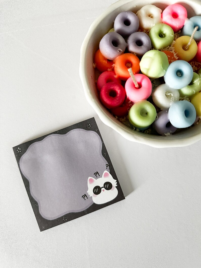 Chibi Cute Gojo Kitty JJK Jujitsu Kaisen Notepad - Etsy