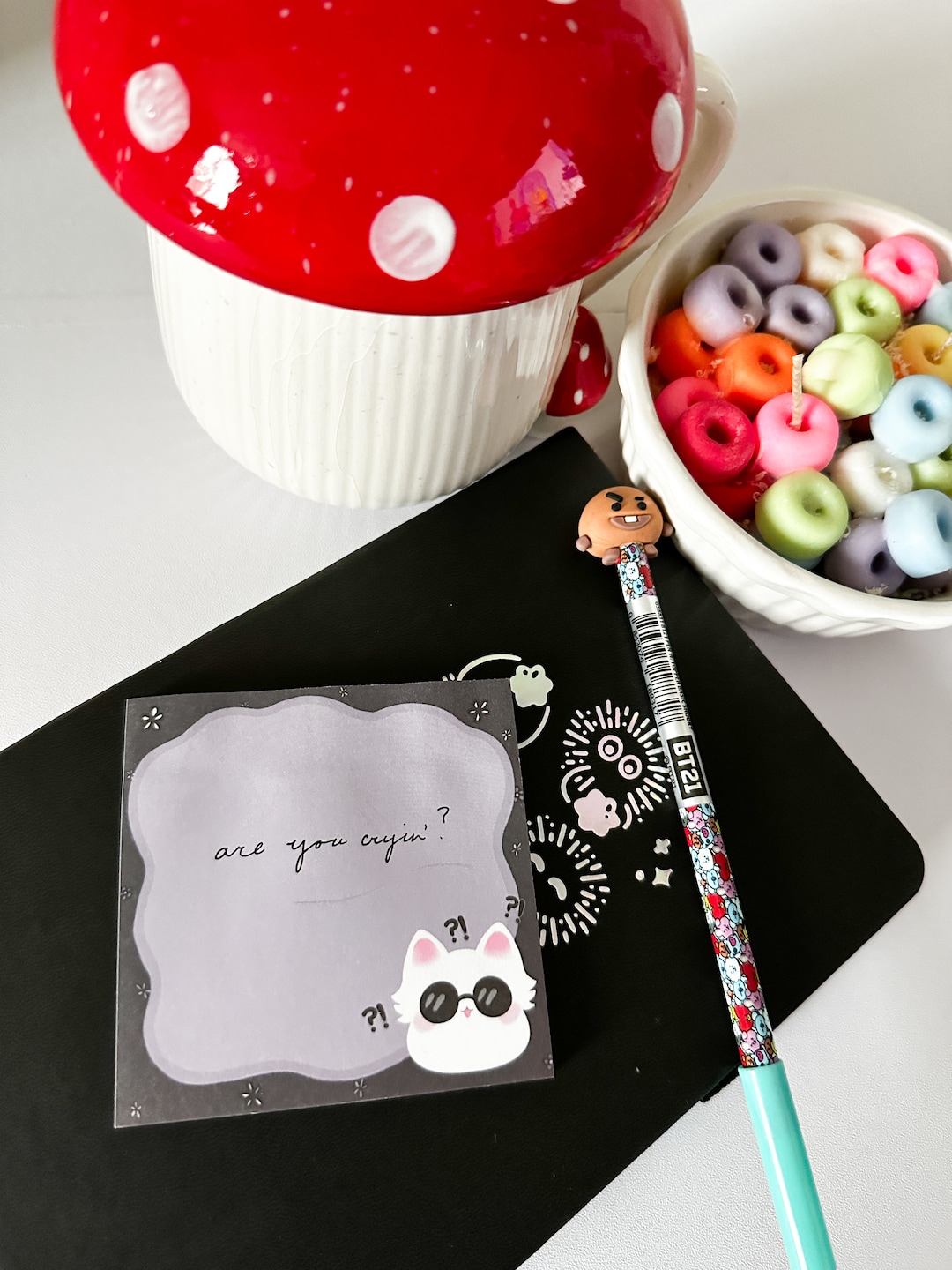 Chibi Cute Gojo Kitty JJK Jujitsu Kaisen Notepad - Etsy