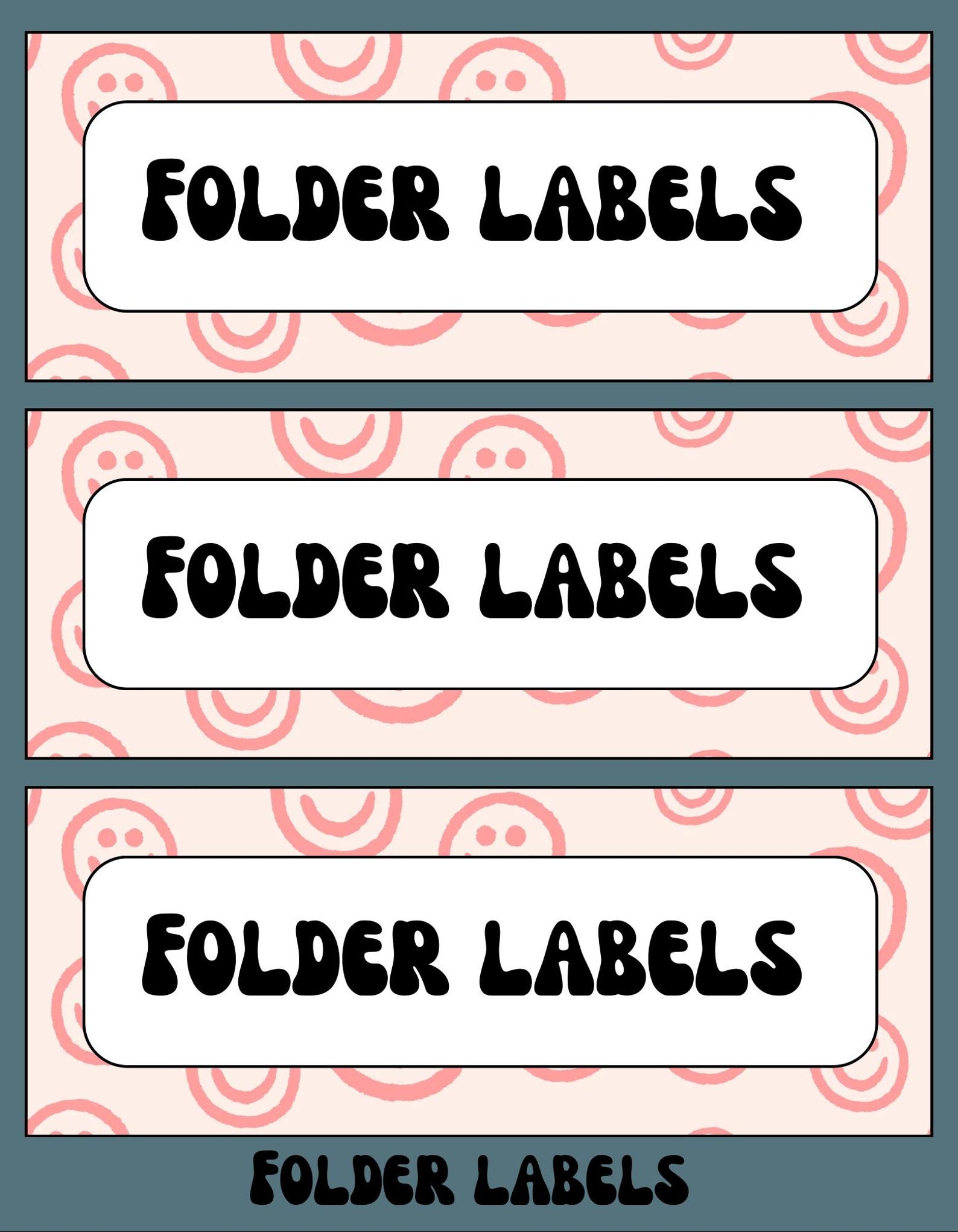 School Folder Covers / Teacher Templates / Teacher Printable / Student ...