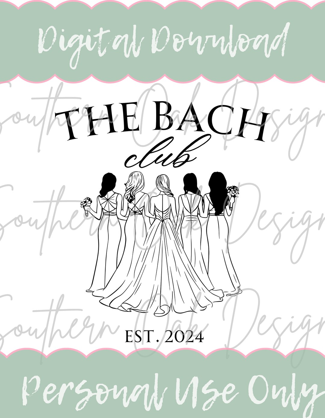 Bach PNG / Bach Party PNG / Bachelorette PNG Download / Bridal Party ...