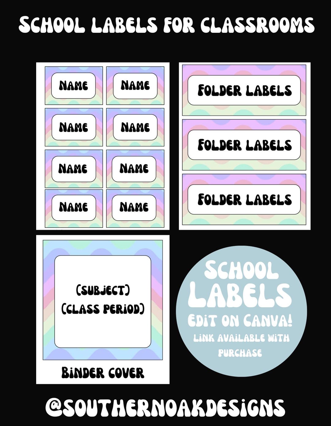 School Folder Covers / Teacher Templates / Teacher Printable / Student ...