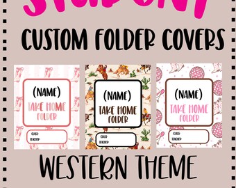 School Folder Covers / Teacher Templates / Teacher Printable / Student ...