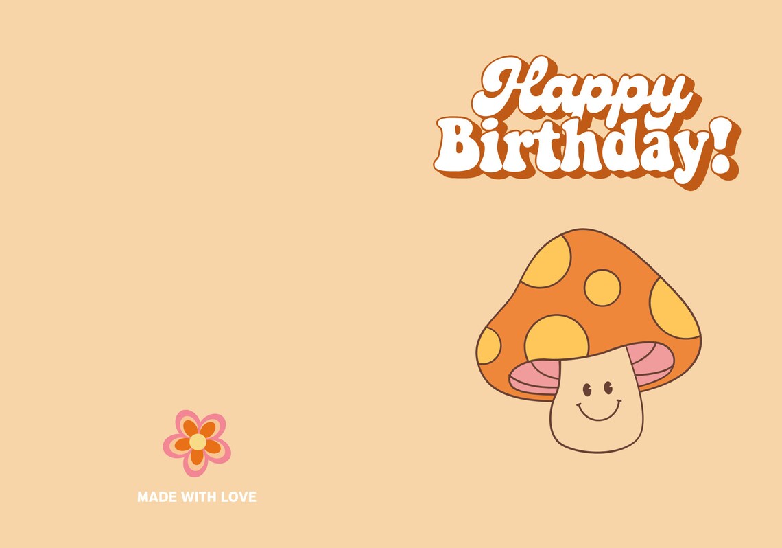 Happy Birthday Card Digital Download - Etsy