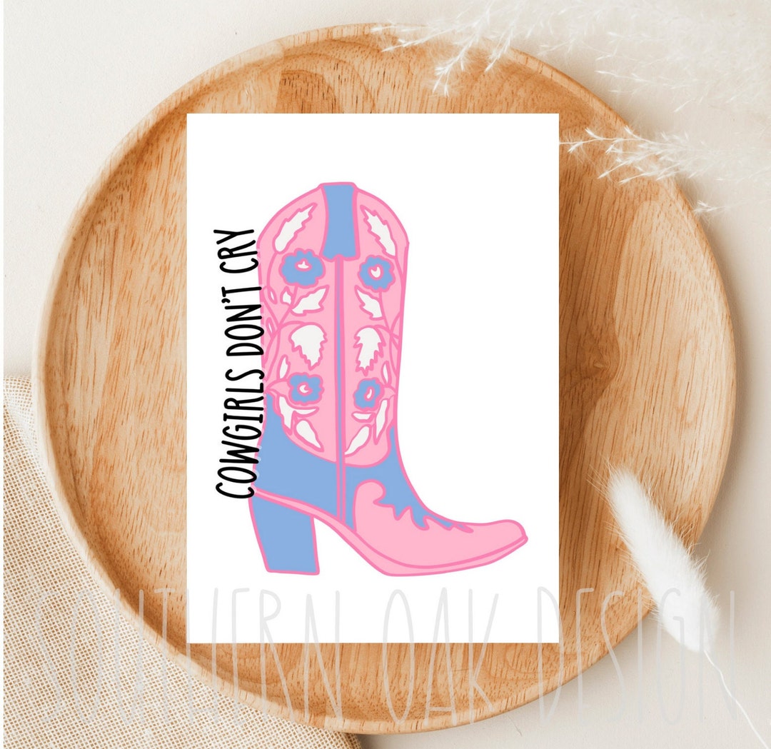 Western Card / Cowgirl Card / Congrats Card / Cowgirls Card / Digital ...