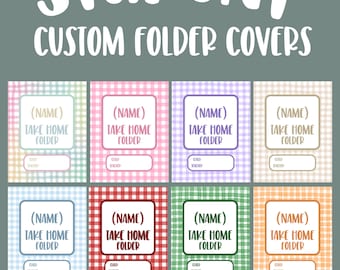 School Folder Covers / Teacher Templates / Teacher Printable / Student ...