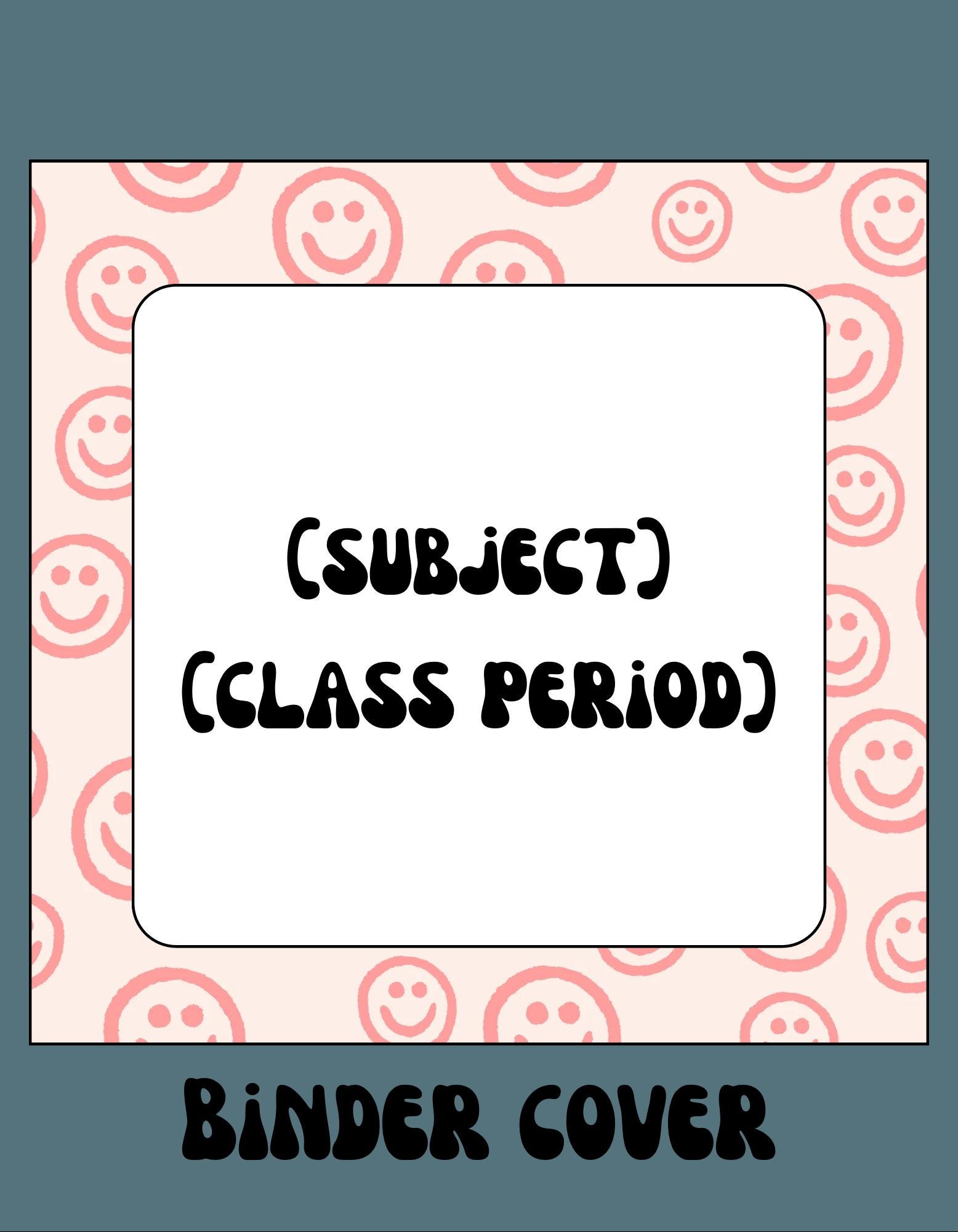 School Folder Covers / Teacher Templates / Teacher Printable / Student ...