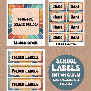 School Folder Covers / Teacher Templates / Teacher Printable / Student ...