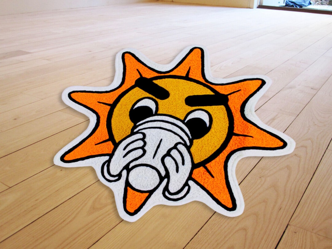 Custom Chief Keef Glory Glo Gang Emoji Rug | Sosa Floor Mat Carpet ...