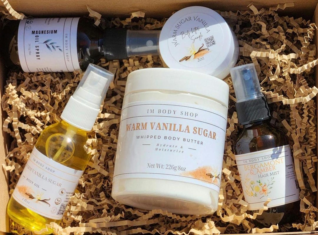 Self-care Spa Gift Set: Whipped Body Butter, Body Oil & Hair Mist - Etsy