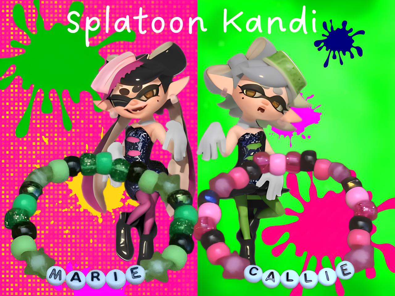 Splatoon Idol Kandi Made to Order Singles Callie Marie Squid Sisters ...