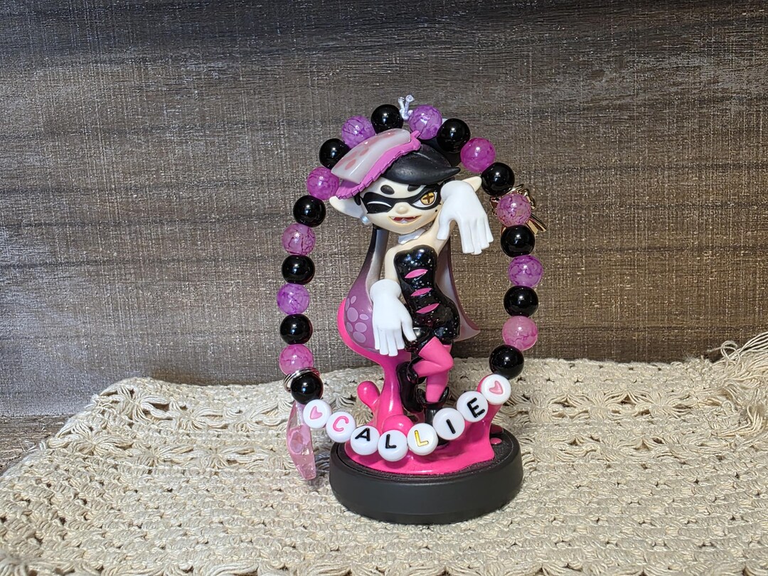 Callie Splatoon Squid Sisters-inspired Pink Glass Beaded Star Bow ...