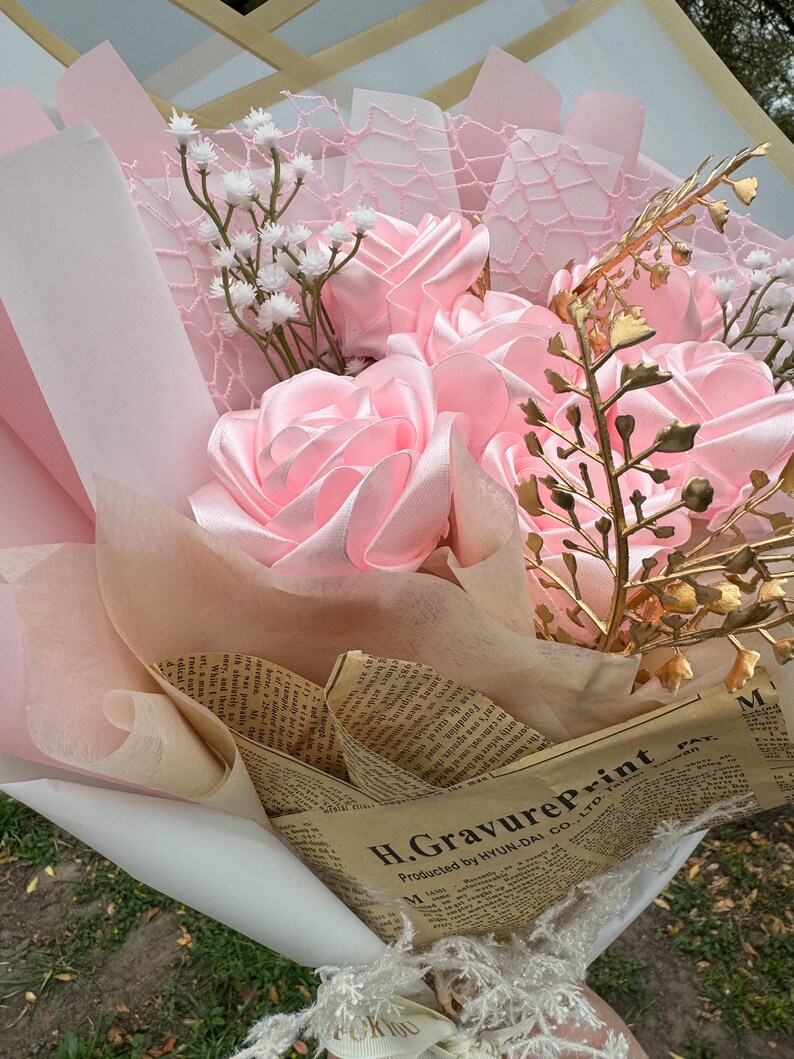 Eternal Rose Bouquet Forever Rose Rose Gift Flower Bouquet - Etsy