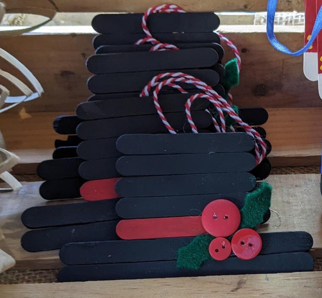 Christmas Top Hat Ornament - Etsy