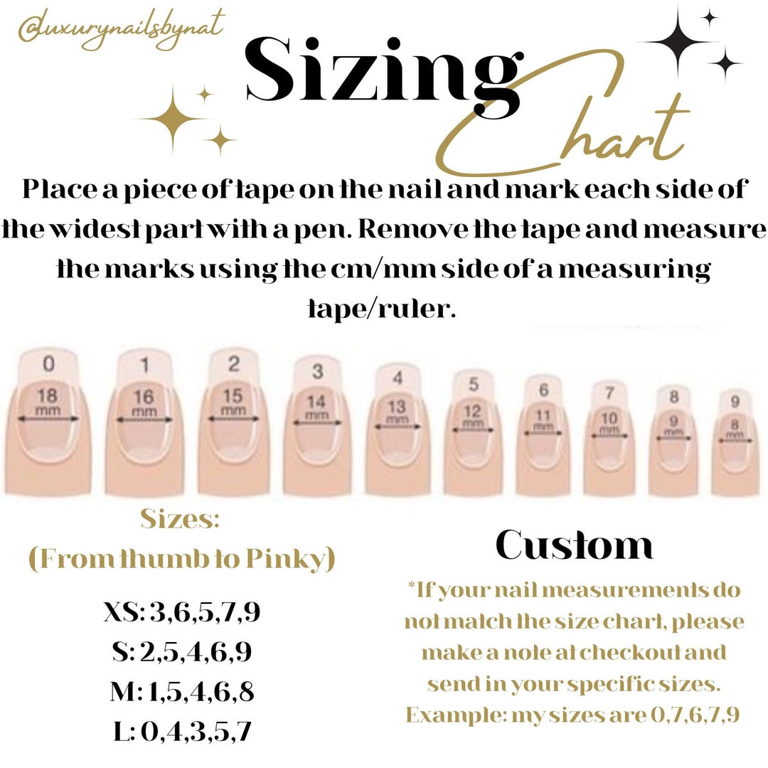 Sizing Chart - Etsy