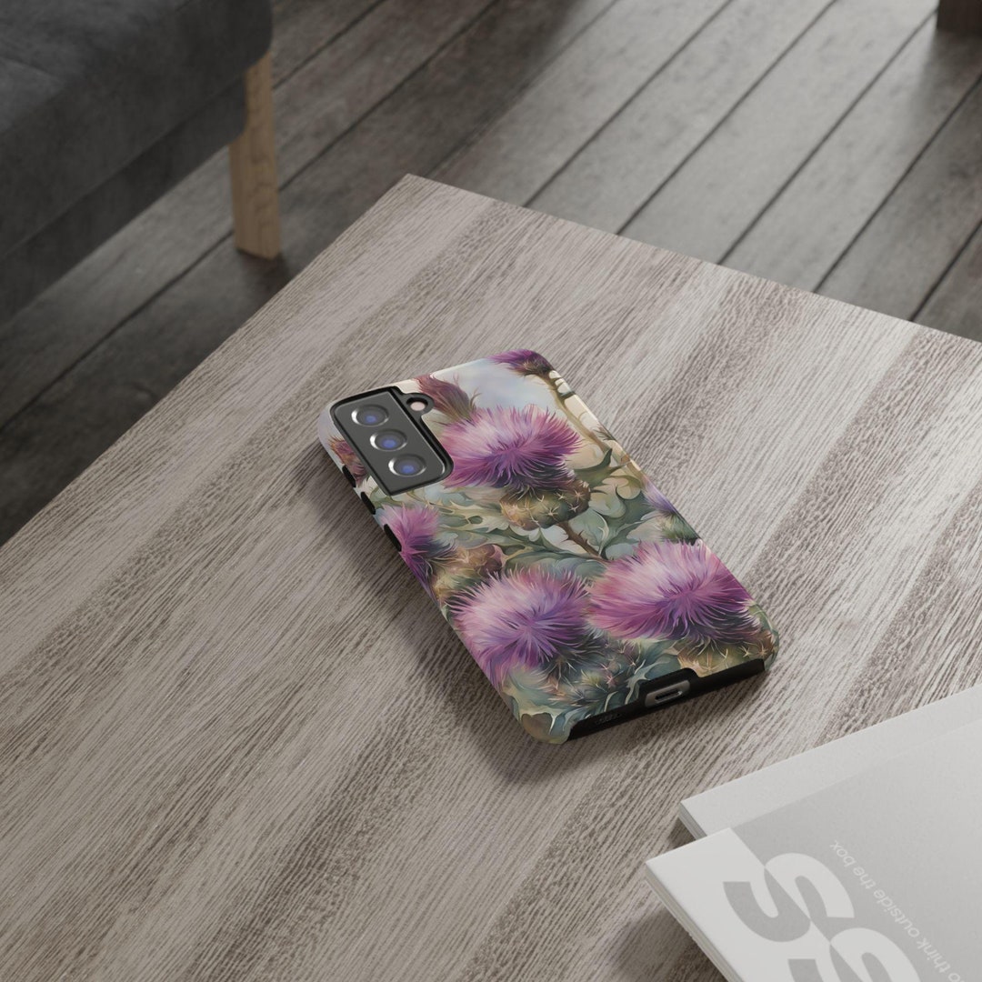 Scottish Thistle Floral Samsung Galaxy Case: Tough Protective Cover - Etsy