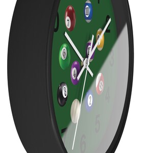Billiard Ball Wall Clock - Etsy