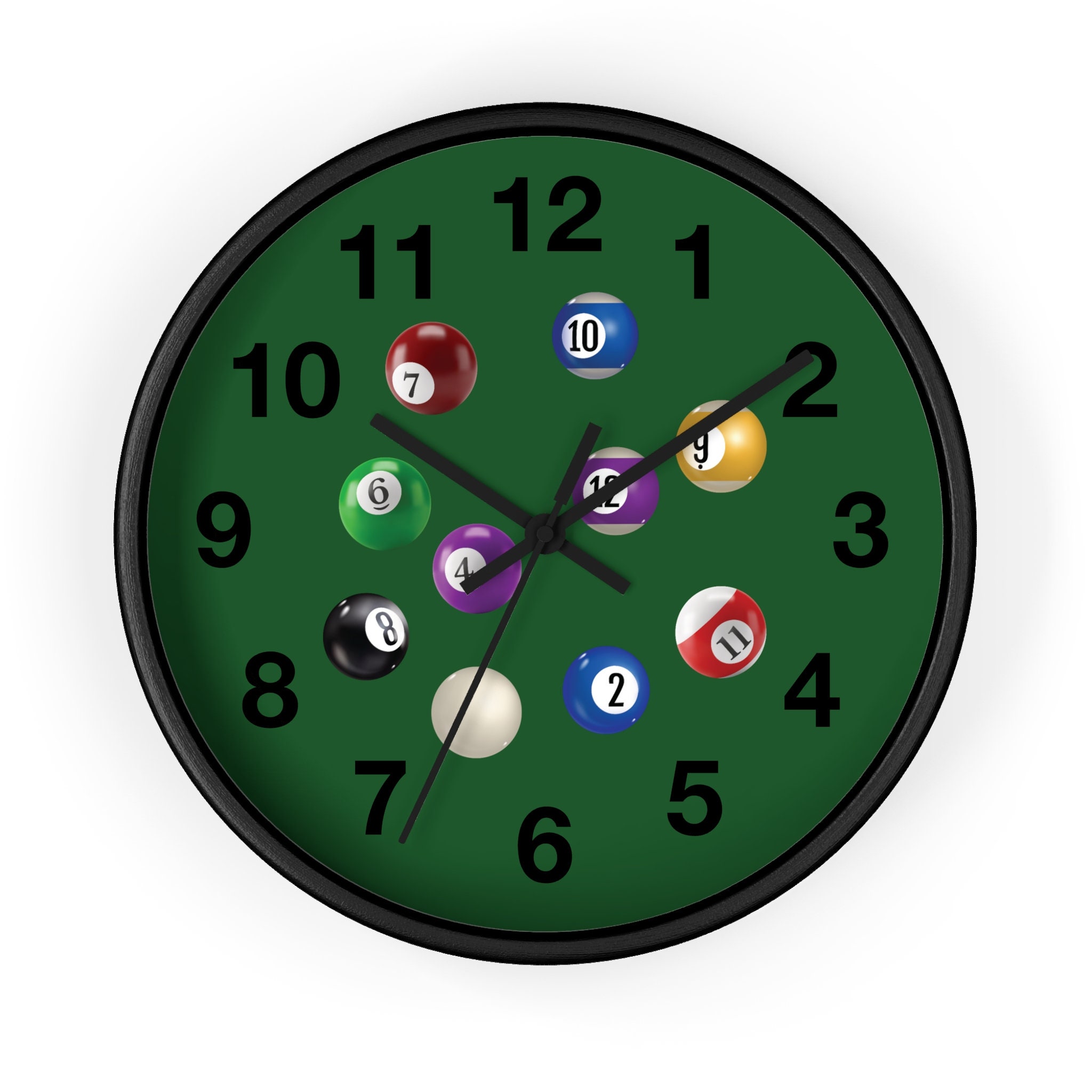 Billiard Ball Wall Clock - Etsy