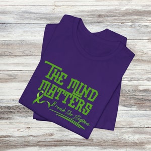 The Mind Matters, Unisex Jersey Short Sleeve Tee Shirt, Mental Health ...
