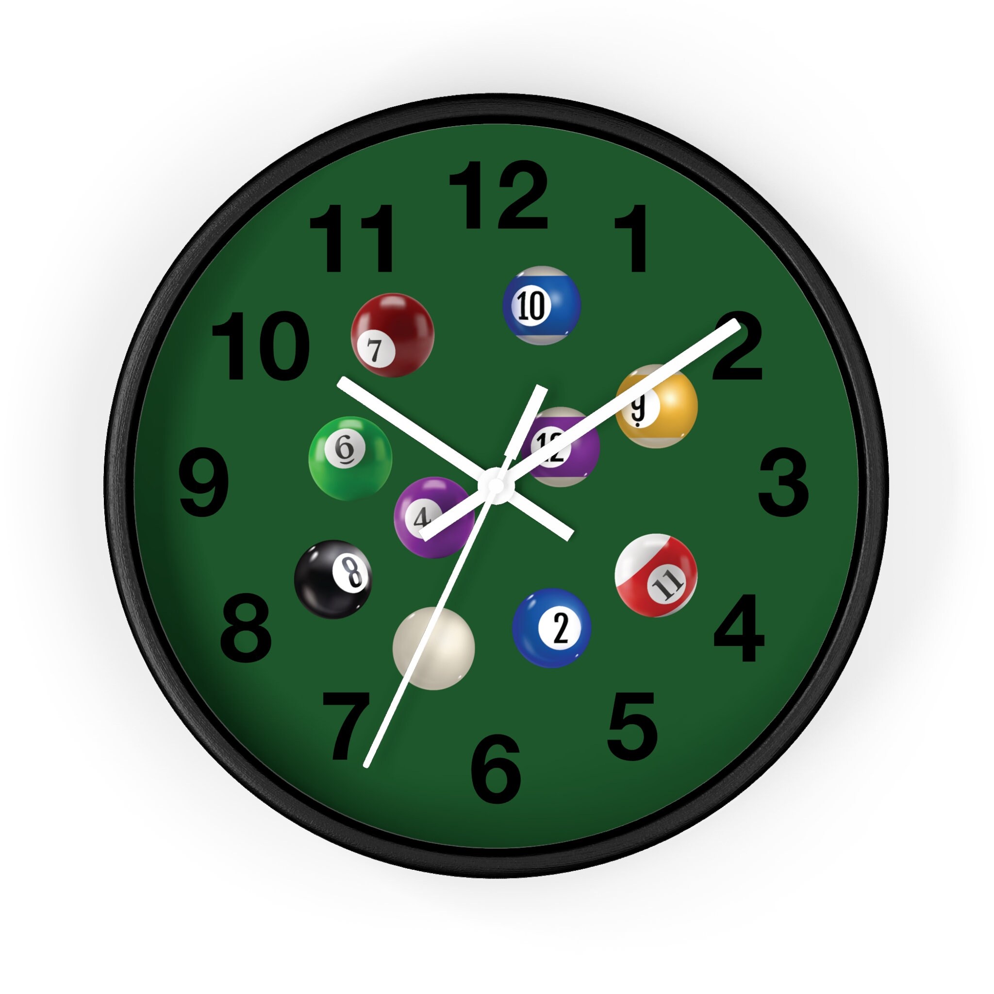 Billiard Ball Wall Clock - Etsy