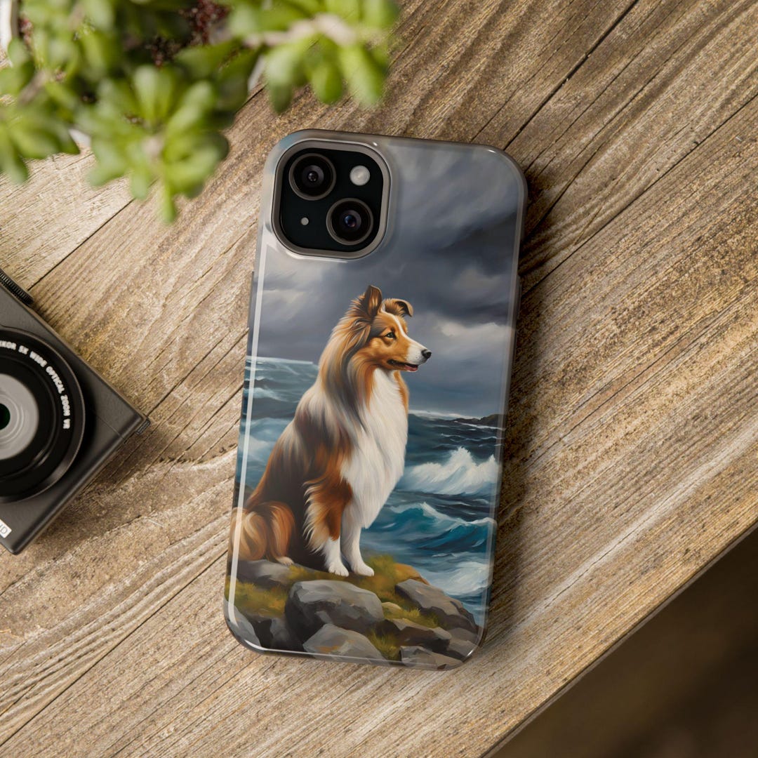 Shetland Sheepdog Phone Case: Magsafe Compatible Protective Sheltie ...