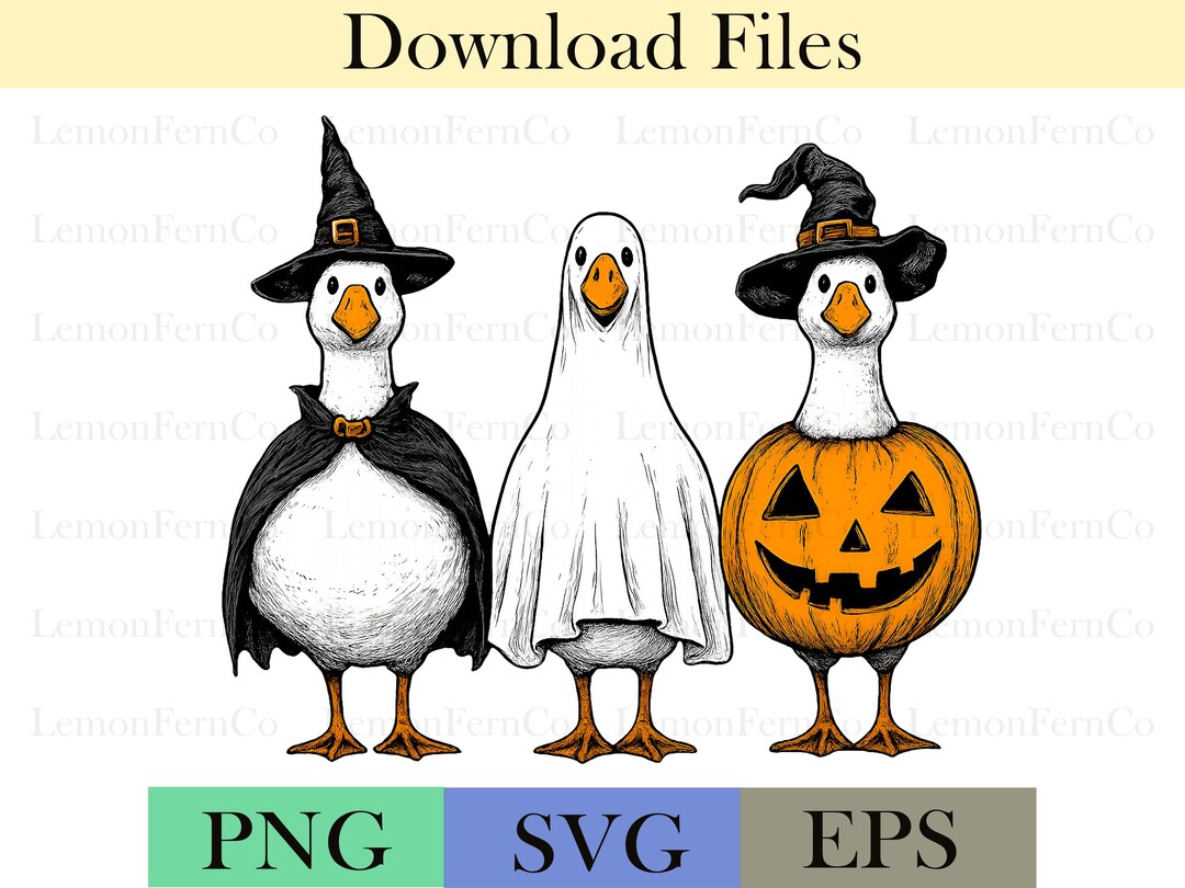Halloween Goose PNG SVG: Gothic Skeleton Sublimation Design (digital ...
