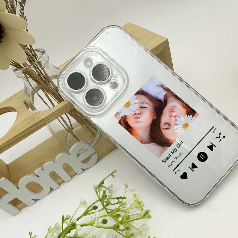 Custom Music and Song Plaque Phone Case, Custom Photo Phone Case ...