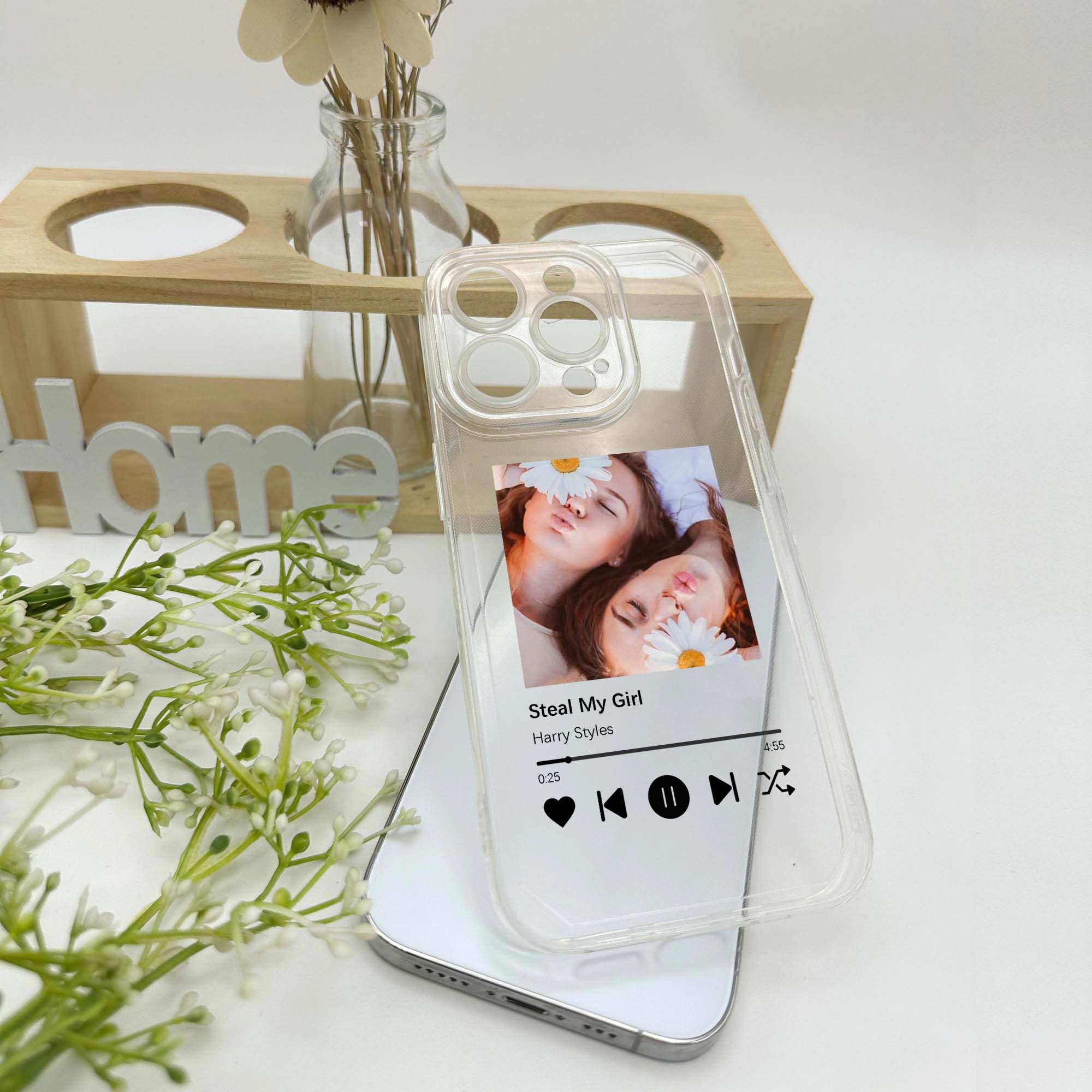 Custom Music and Song Plaque Phone Case, Custom Photo Phone Case ...