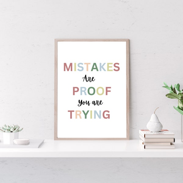 Mistakes Are Proof - Etsy