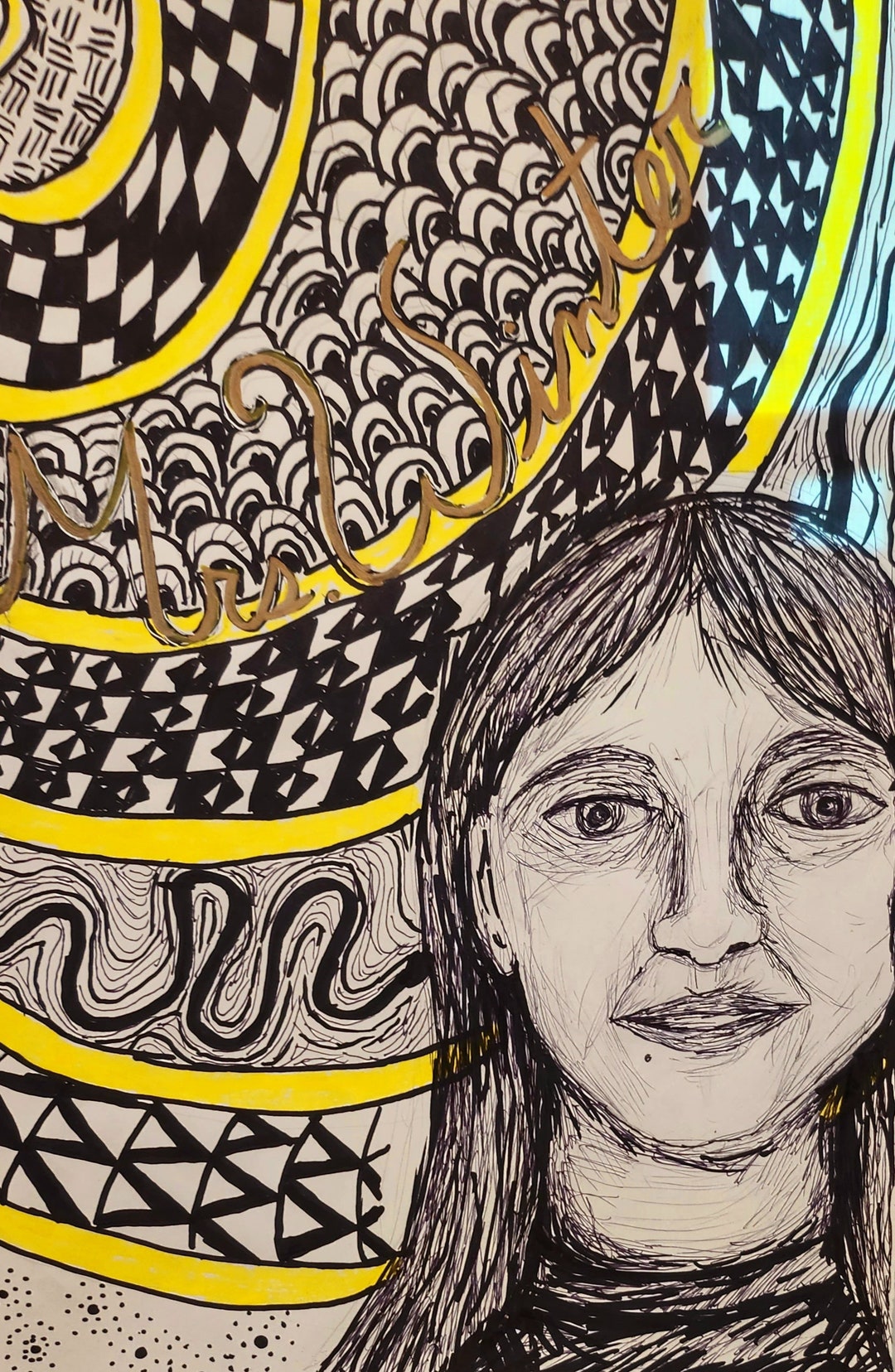 Pen and Ink Portraits - Etsy